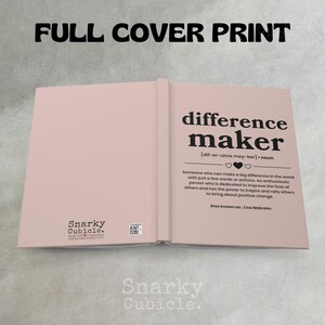 Difference Maker Journal Personalized Thank You Notebook for Coworker ...