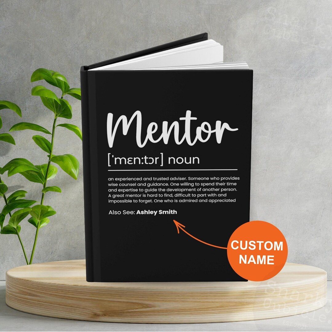 Personalized Mentor Journal Unique Gift Idea for Men Women - Etsy