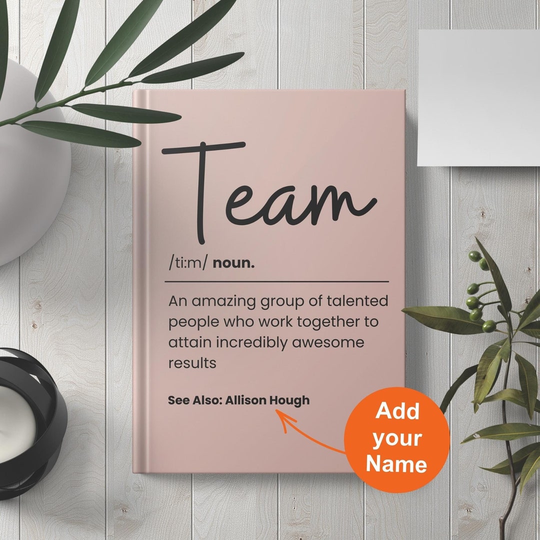 Best Team Ever Notebook for Teammate Teamwork Gifts for Employees ...