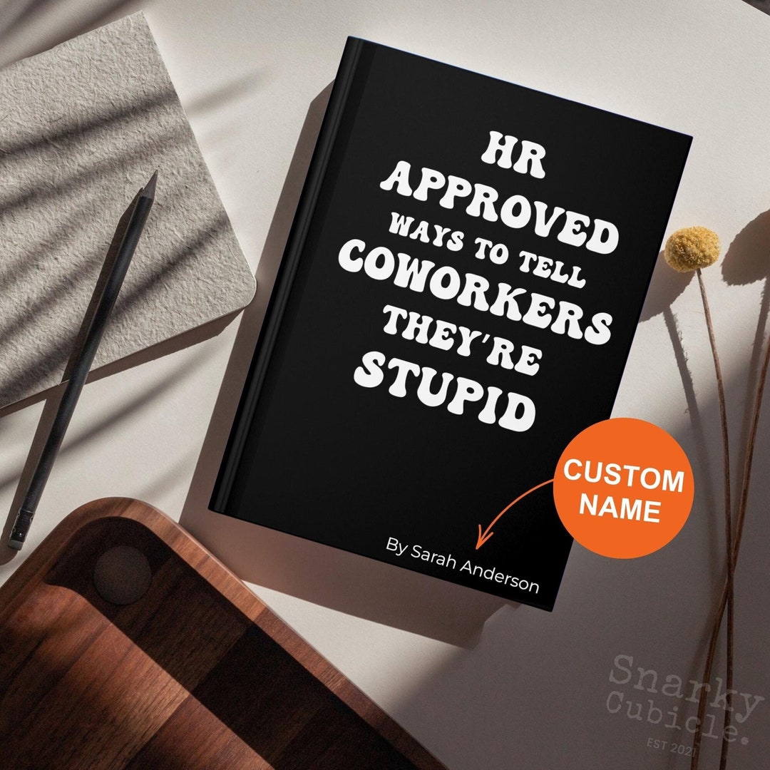 Funny Work Notebook Journal Personalized Office Gift for Coworker ...
