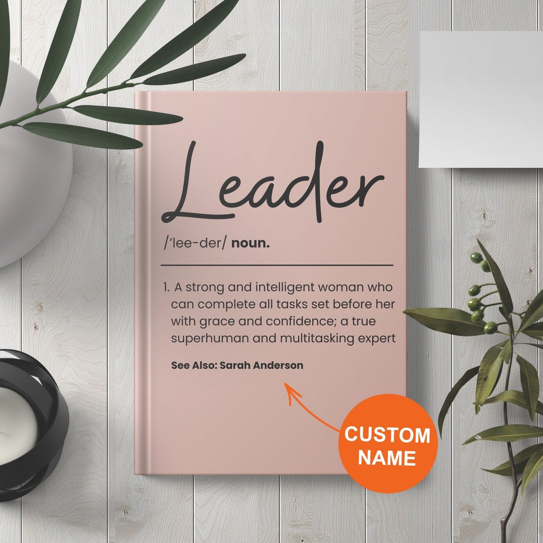 Leader Appreciation Gift for Leader Notebook Leadership Journal Women ...