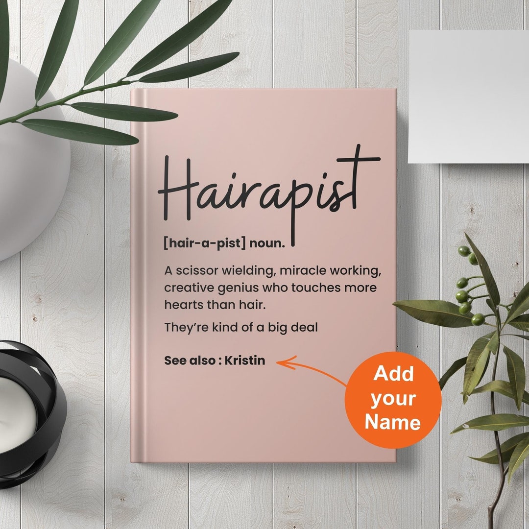 Hairstylist Notebook Hair Stylist Gift Idea New Salon Owner Cosmetology ...