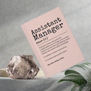 Assistant Manager Definition Gift for Office Manager Assistant - Etsy