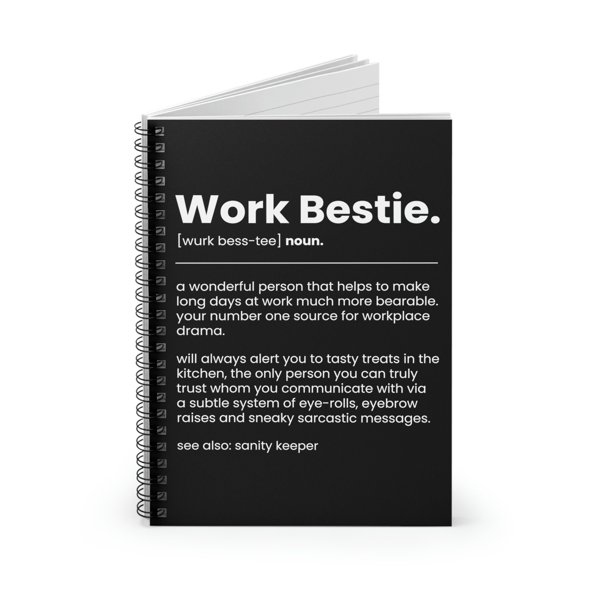 Work Bestie Work Bestie Gift Work Bestie Notebook Journal - Etsy