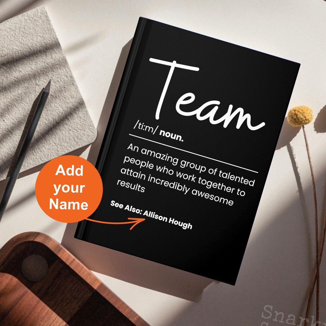 Best Team Ever Notebook for Teammate Teamwork Gifts for Employee ...