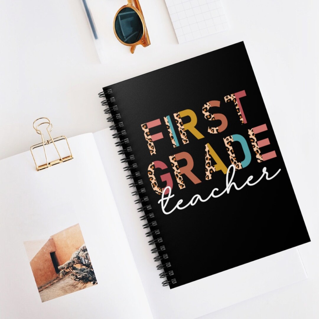 First Grade Teacher Custom Notebook 1st Grade Teacher Journal ...