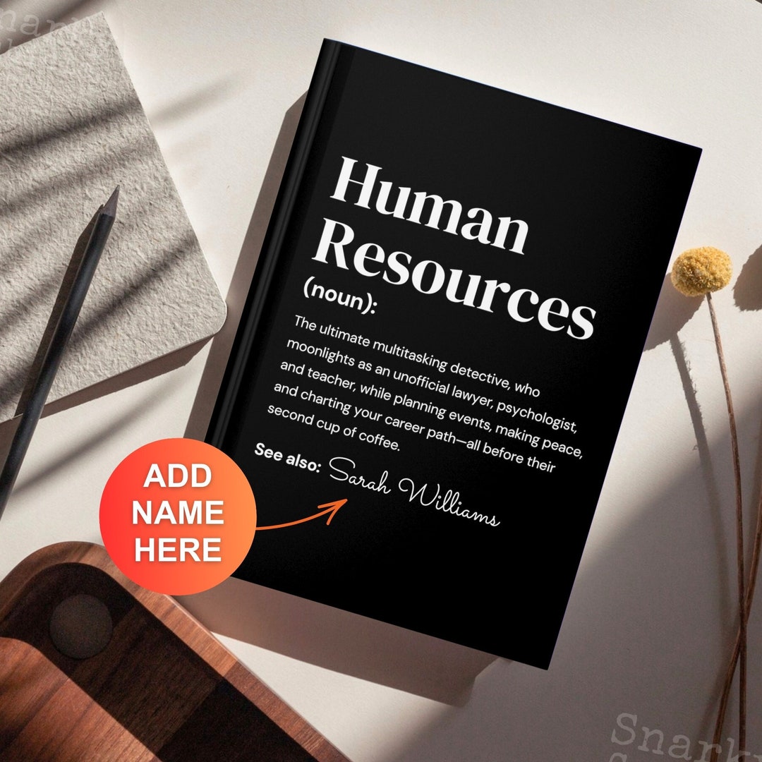 Personalized Human Resources Gift for HR Professional Funny Human ...