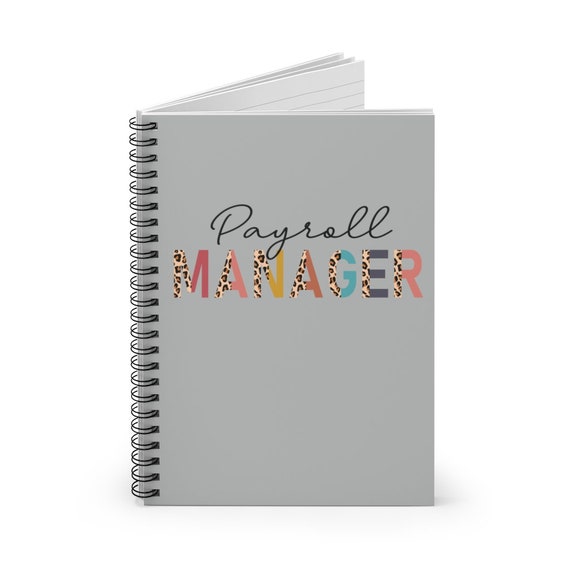 Payroll Manager Notebook Payroll Manager Journal Payroll | Etsy