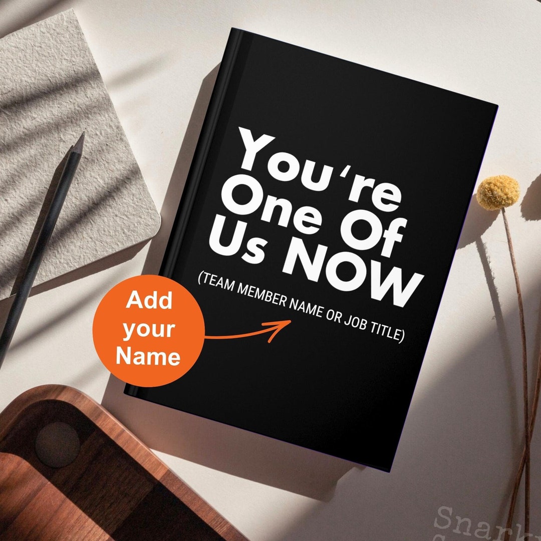 Welcome to the Team Notebook for Teammate Teamwork Gift for Employee ...