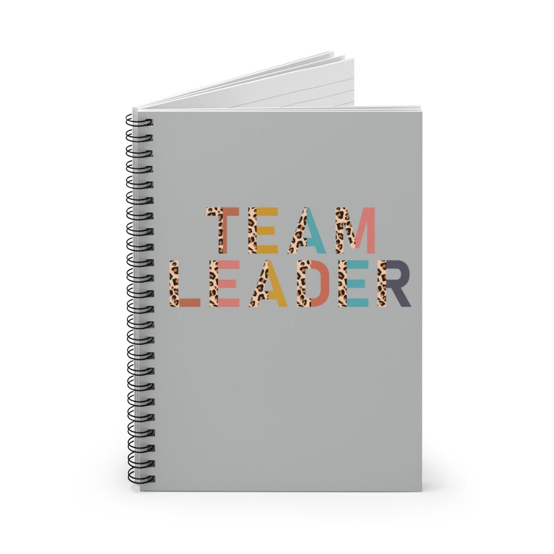 Team Leader Notebook, Team Leader Journal, Team Leader Gift, Team ...
