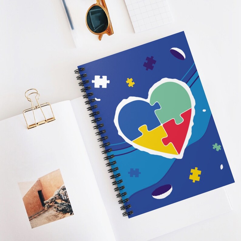 Autism Notebook Autism Journal Autism Awareness Spiral Lined - Etsy