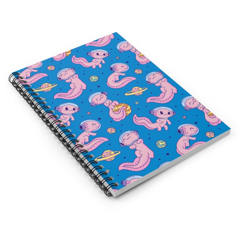 Axolotl Notebook Axolotl Space Notebook Axolotl Journal - Etsy