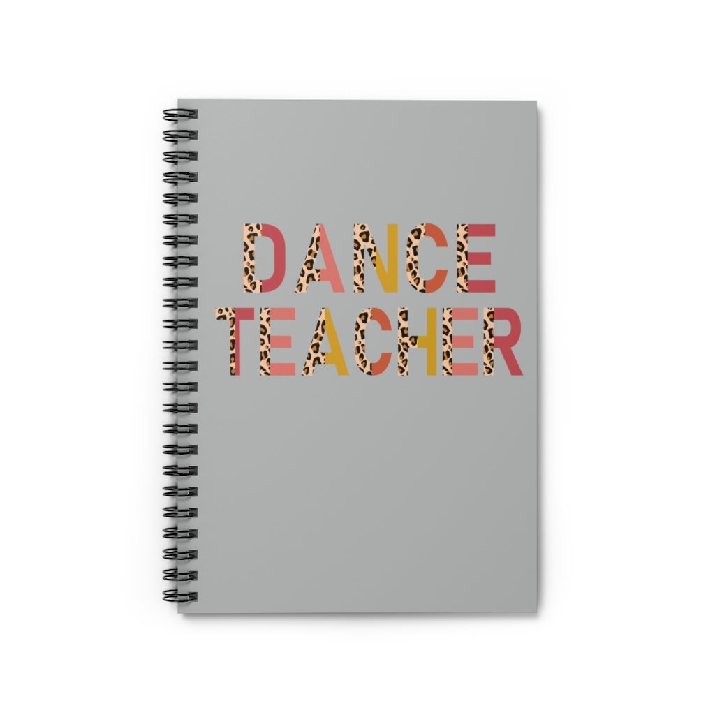 Dance Teacher Notebook Dance Teacher Journal Dance Teacher - Etsy