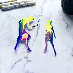 Holographic Nancy Drew Silhouette Stickers | Vinyl Stickers | Stickers ...