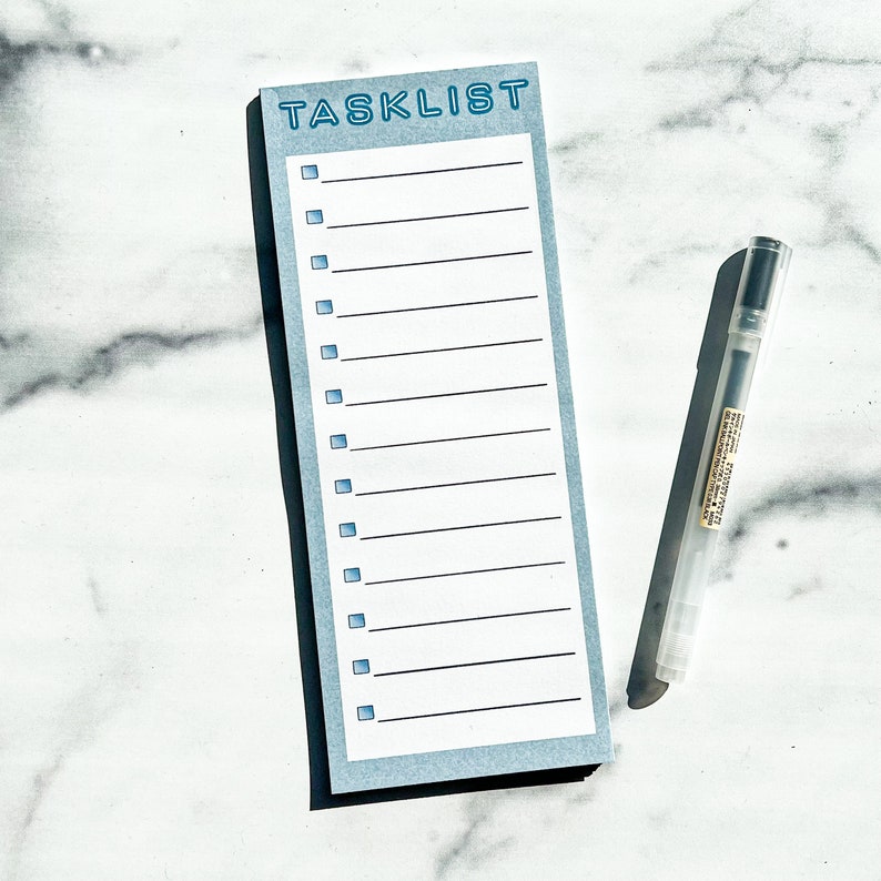 Tasklist Memo Pad | Checklist Notepad | Nancy Drew Inspired Memo Pad ...