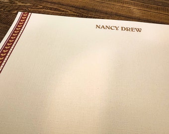 Nancy Drew Letterhead Memo Pad and Sticky Notes | Stationery | Notepad ...