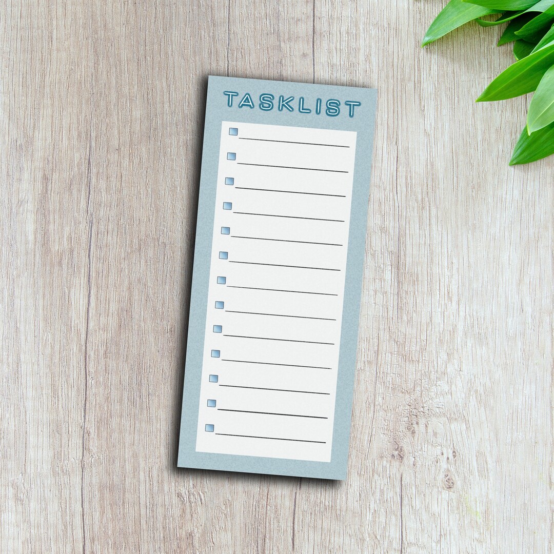 Tasklist Memo Pad | Checklist Notepad | Nancy Drew Inspired Memo Pad ...