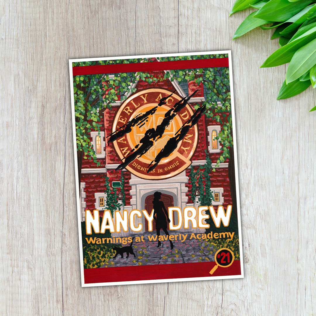 Nancy Drew Warnings at Waverly Academy Game Cover Art | Gouache ...