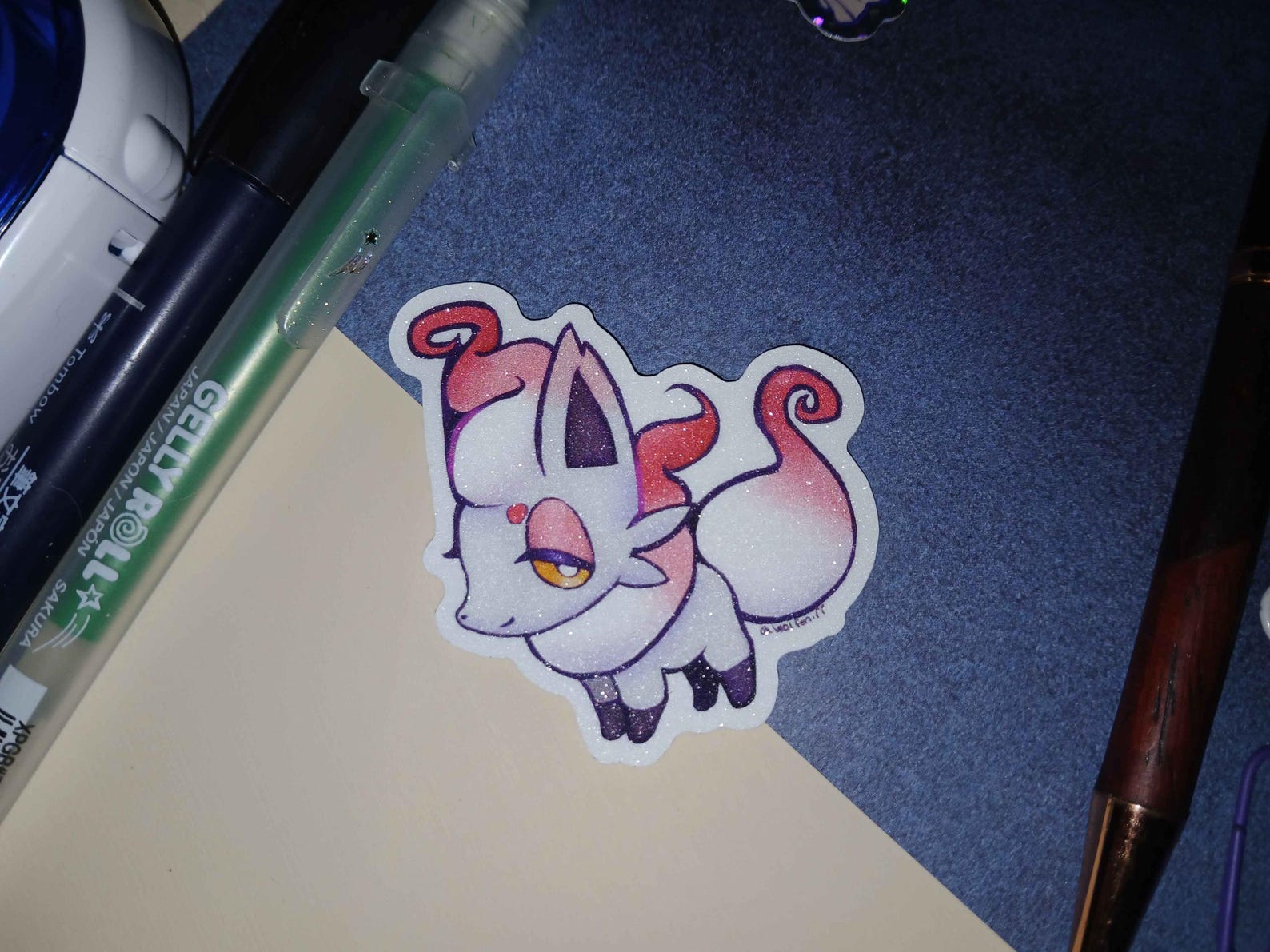 B-grade Hisuian Zorua Sticker (chill Guy) - Etsy