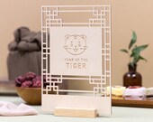 Custom-modern Traditional Korean Dohl Tower Wood Sign Baekil - Etsy