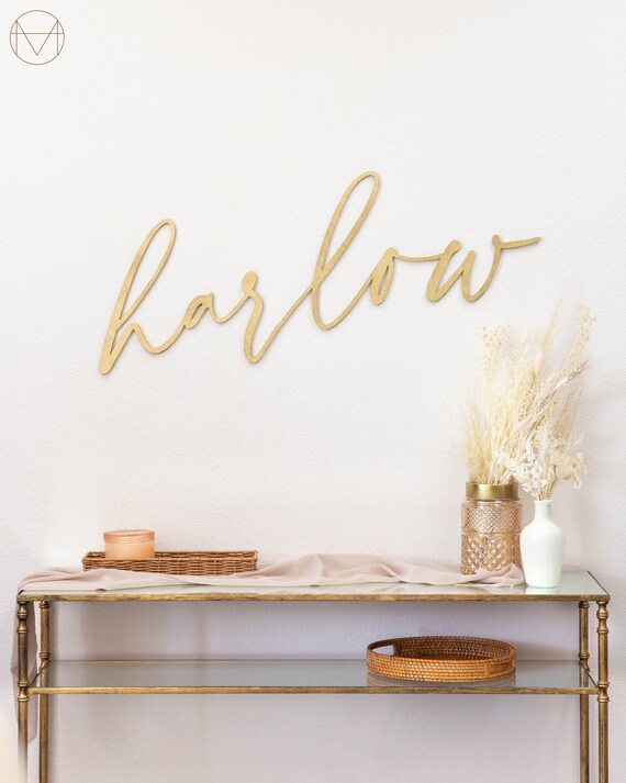 Custom Wood Backdrop Name Sign 18 36 Wide - Etsy