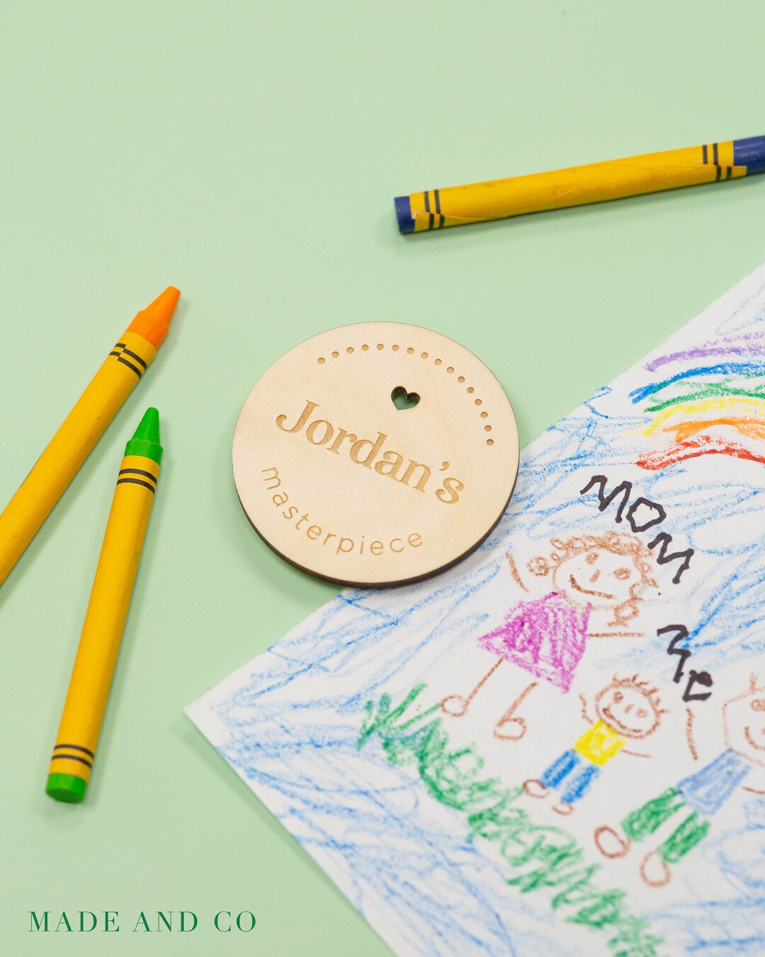 Custom Look What I Made Magnet, Art Display Magnet, Personalized Kids ...