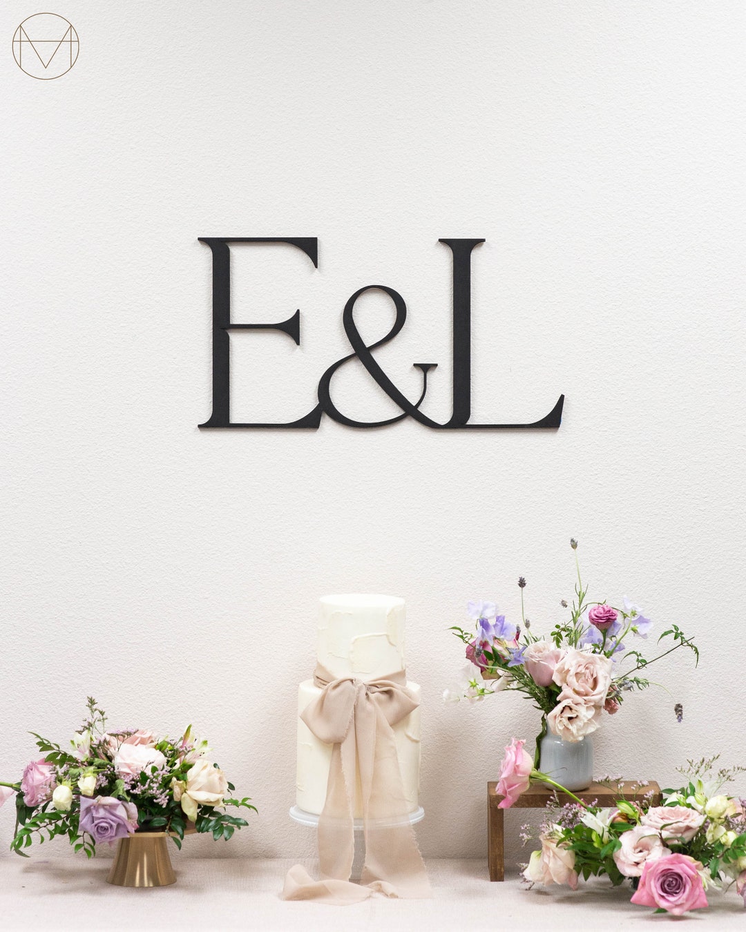CUSTOM- Initial Name Wood Sign - Wedding, Anniversary, Engagement ...