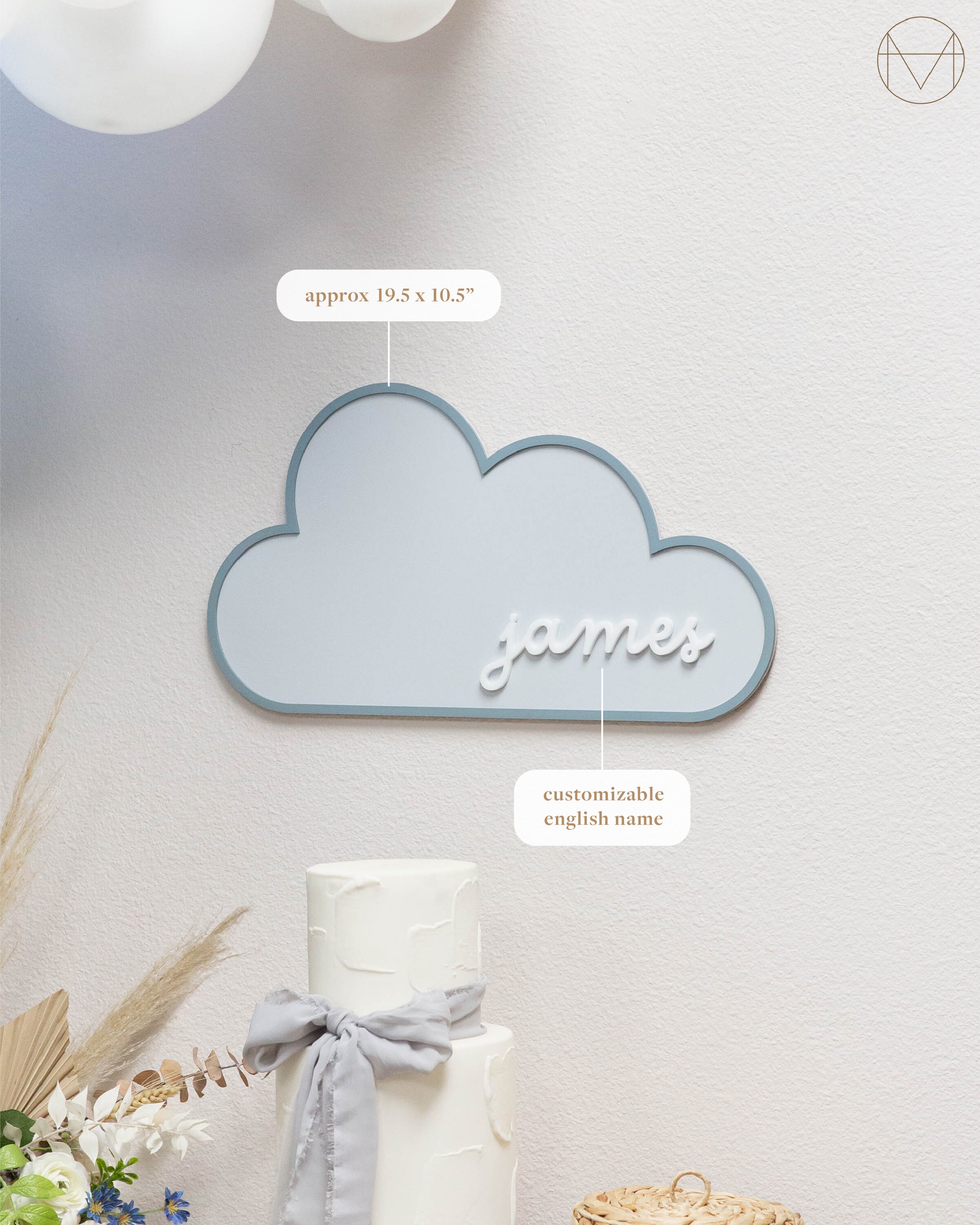 Wooden Cloud Name Sign - Handmade, Hand Crafted, Twinkle Little Star ...