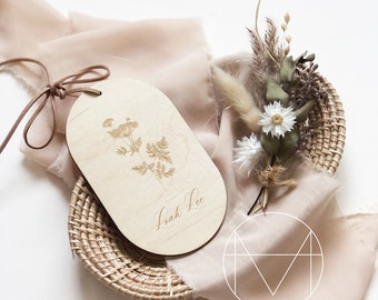 Custom Chiffon Ribbon Bridesmaid Gift Tag Will You Be My - Etsy