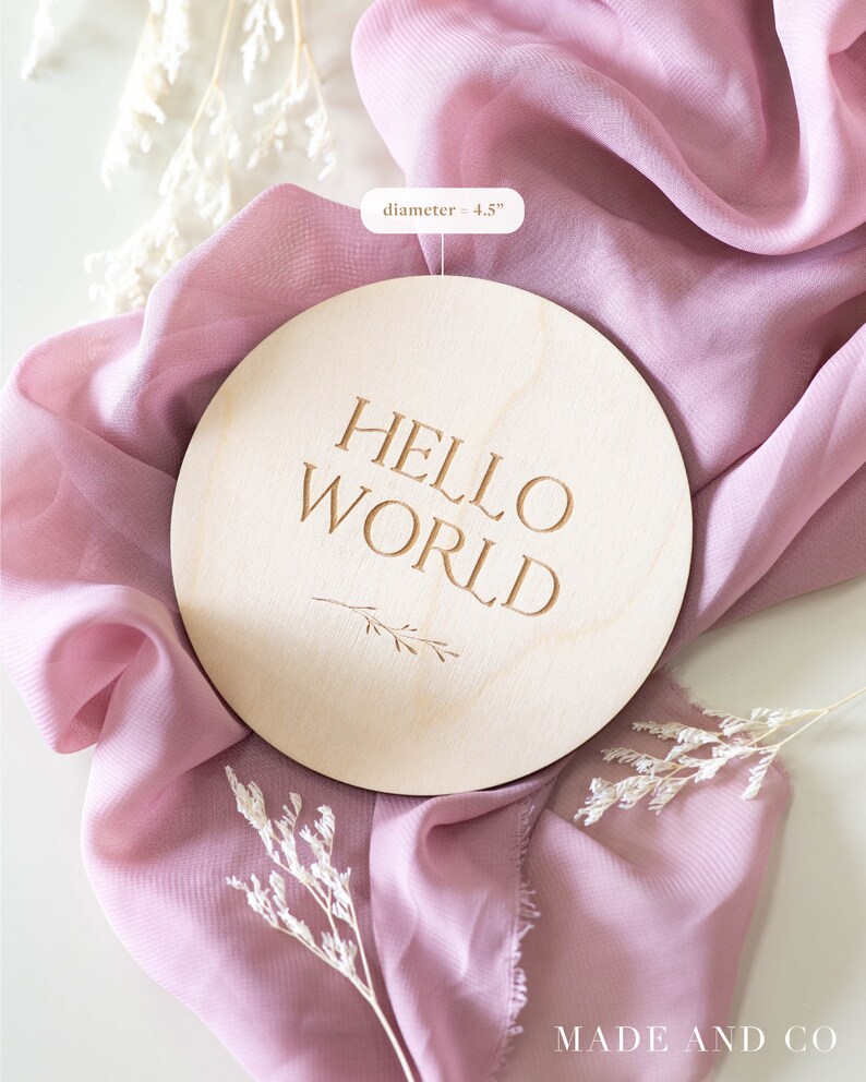 Birth Announcement Sign Baby Name Announcement Welcome Sign - Etsy