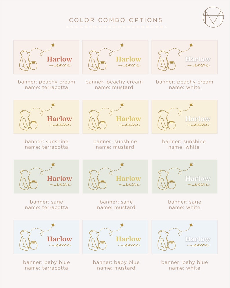 Winnie the Pooh Bear Custom Wood Dohl Name Sign Cursive Font - Etsy