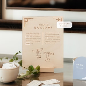 Wooden Engraved Doljabi Sign, Modern Traditional Korean Tower, Wood ...