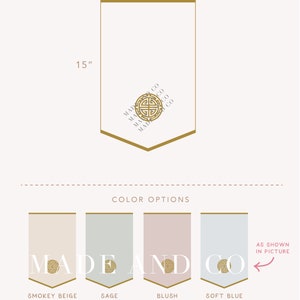 Modern Traditional Korean Dohl Wood Banner - Baekil 백일 100th Day ...