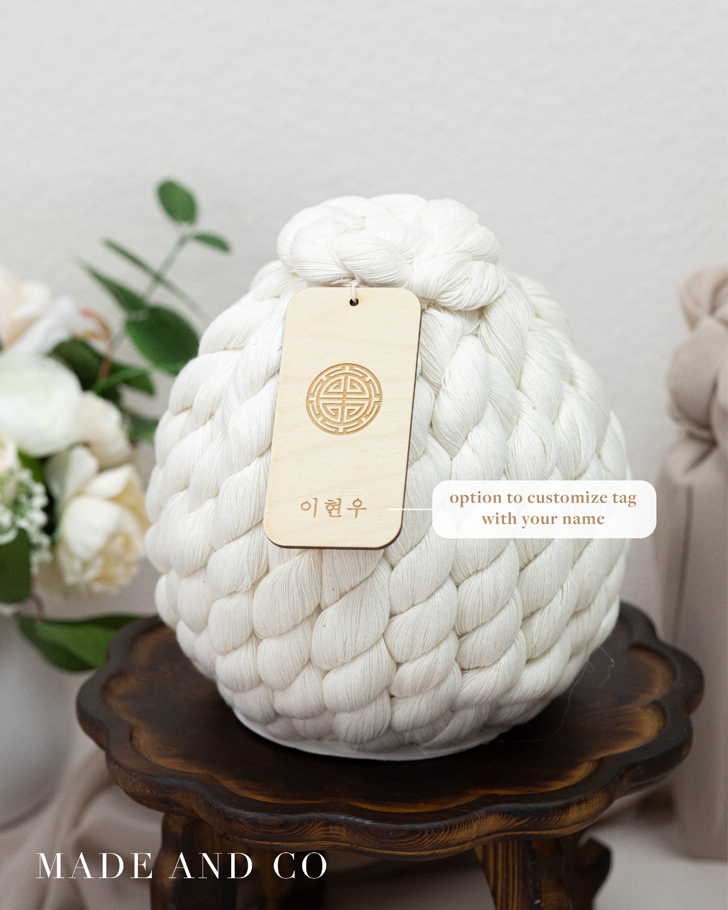 CUSTOM Modern Traditional Korean Dohl Ornament Baekil 백일 - Etsy