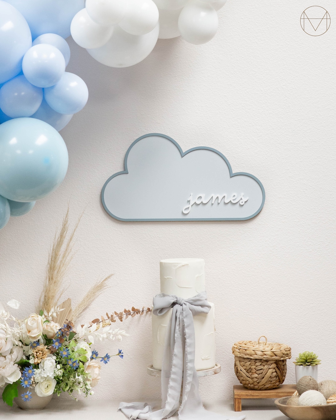 Wooden Cloud Name Sign - Handmade, Hand Crafted, Twinkle Little Star ...
