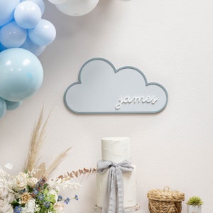 Wooden Cloud Name Sign - Handmade, Hand Crafted, Twinkle Little Star ...