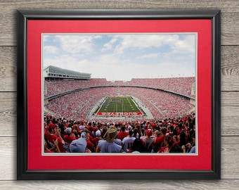 Ohio State Stadium Framed Print - Etsy