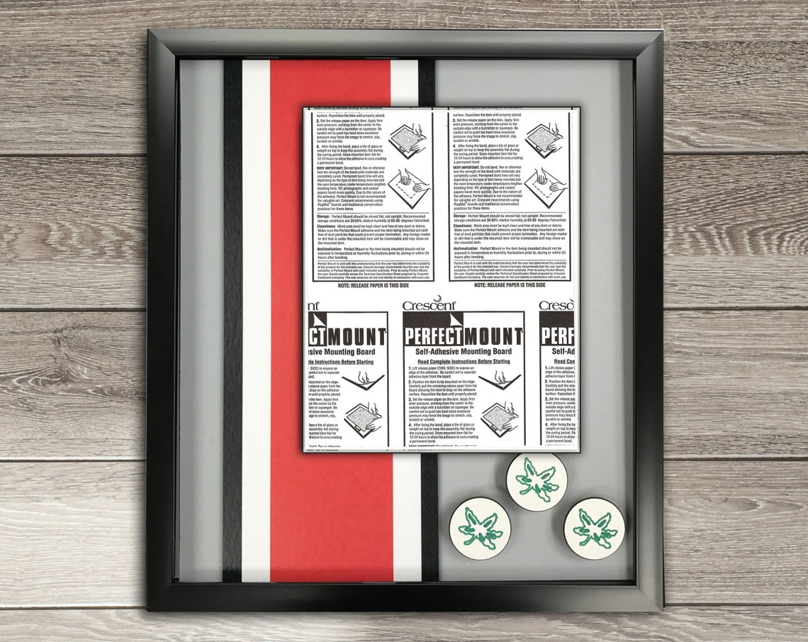 Ohio State Buckeye Shadowbox Frame for Graduation - Etsy