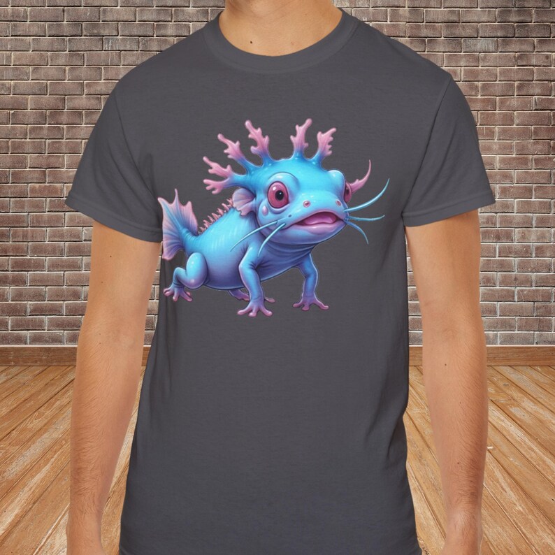 Gfp Axolotl Blue Glowing Vibrant Axolotl Illustration Showcasing Its ...