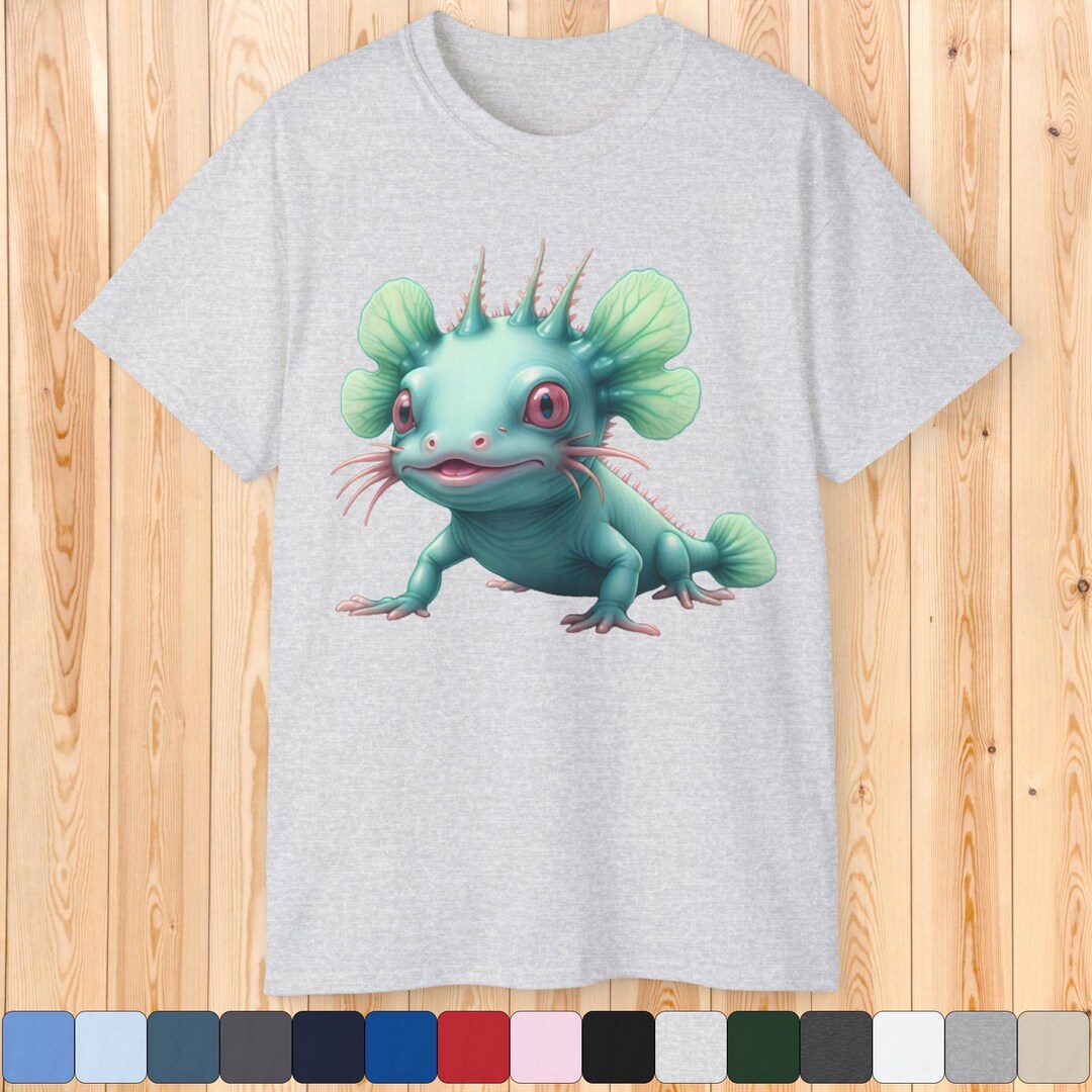 Gfp Axolotl Blue Green Glowing Captivating Axolotl Pose With Unique ...