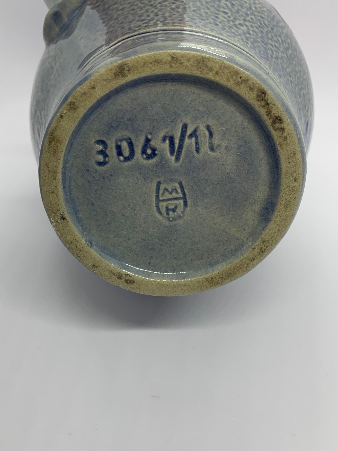 West German Marzi Remy 3061 Pottery Pitcher / Jug in Blue - Etsy