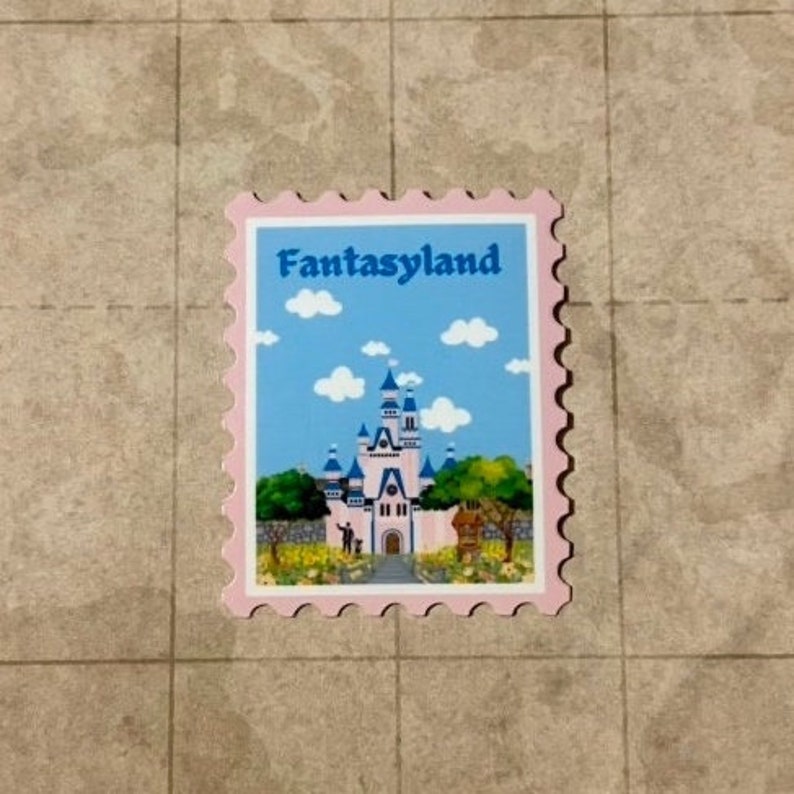 Fantasyland Sticker Stamp - Etsy