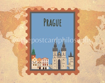 Flag of Prague Czech Republic Fridge Magnet - Etsy