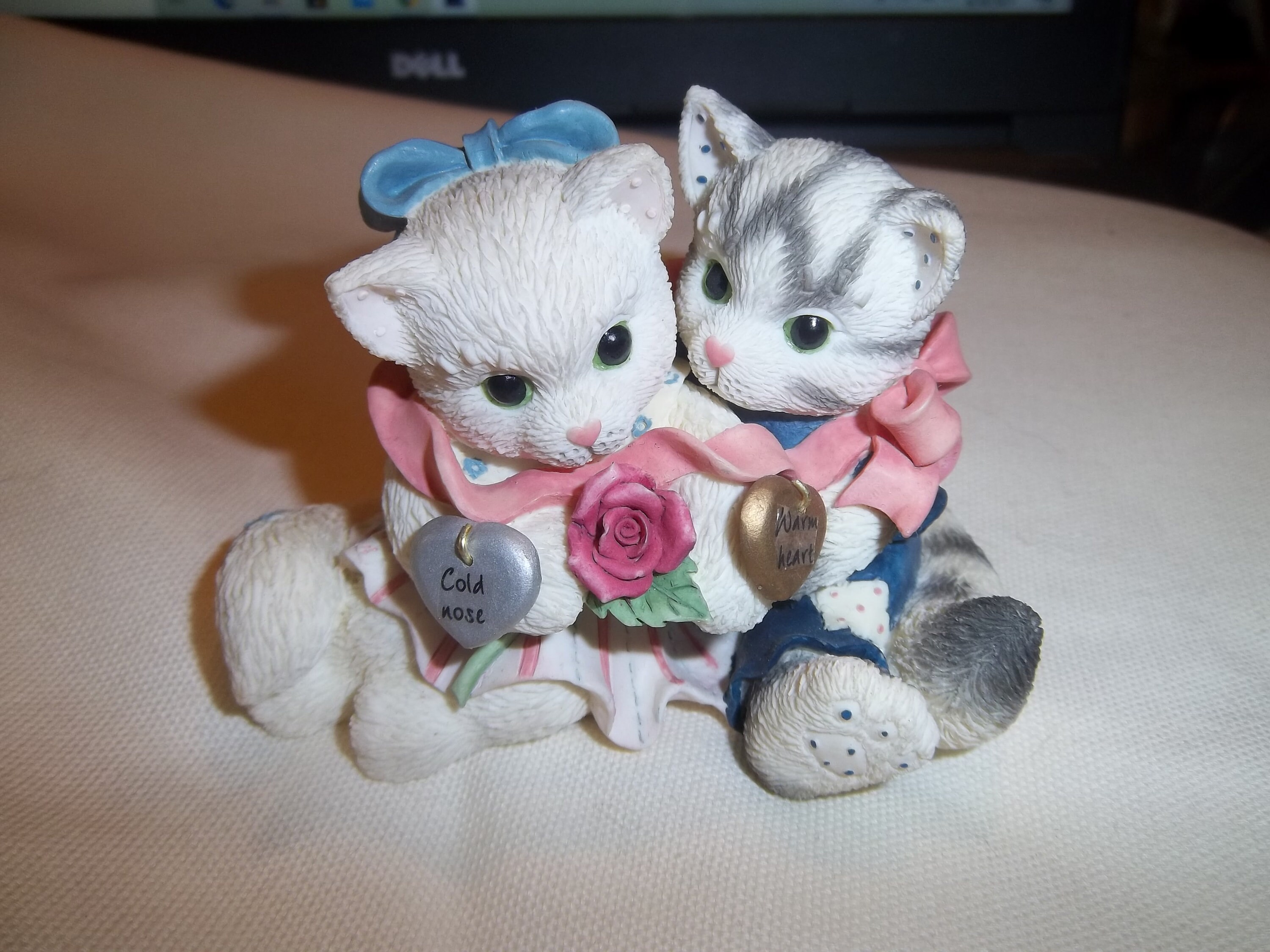 Vintage 1997 Calico Kittens Figurine Cold Nose Warm Etsy Uk