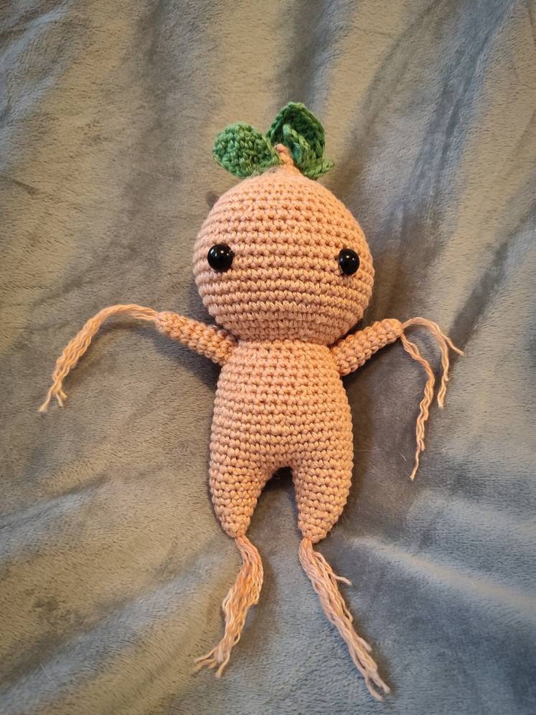 Crochet Mandrake Amigurumi Mandrake From Harry Potter and the - Etsy