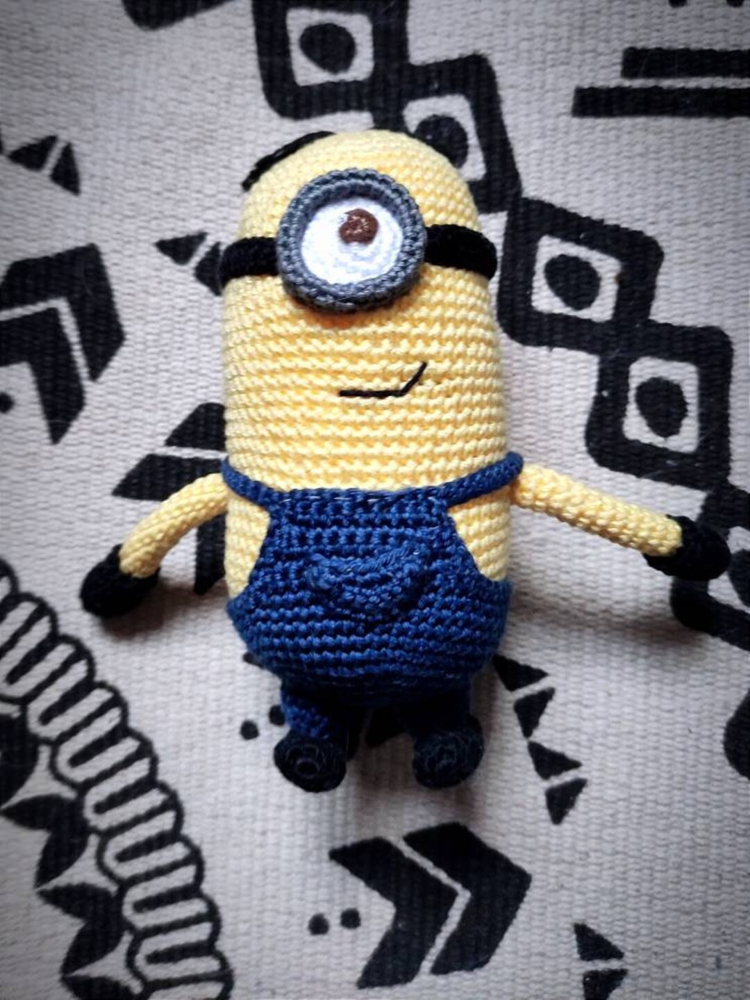 Minion Crocheted, Amigurumi Minion From the Movie Ugly and Wicked Me ...