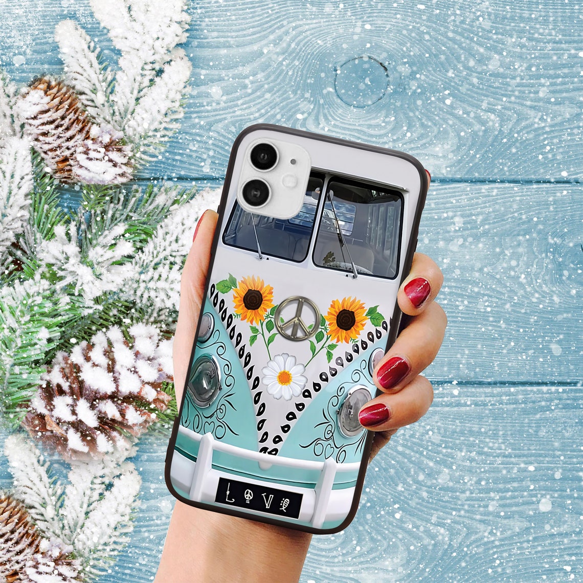 Hippie Car Phone Case Hippie Case Gift For Hippie iPhone | Etsy