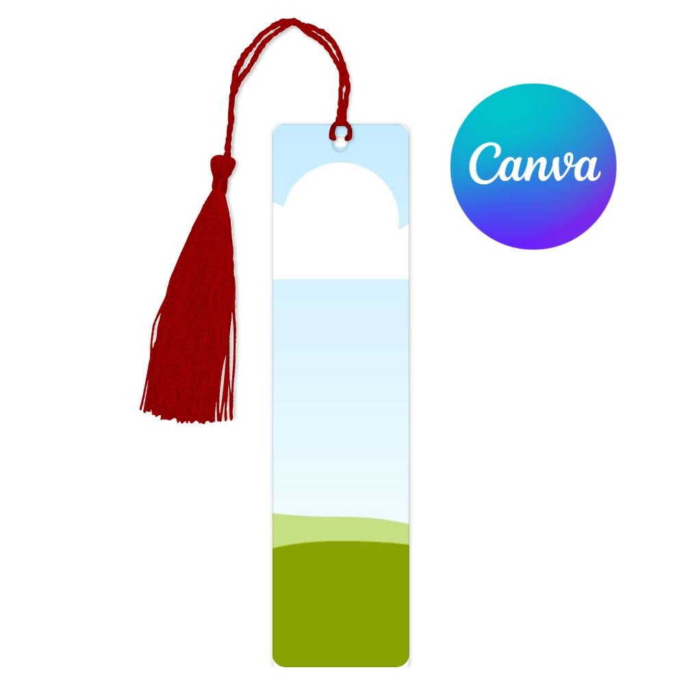 Bookmark With Tassel Mockup Add Your Own Image and - Etsy
