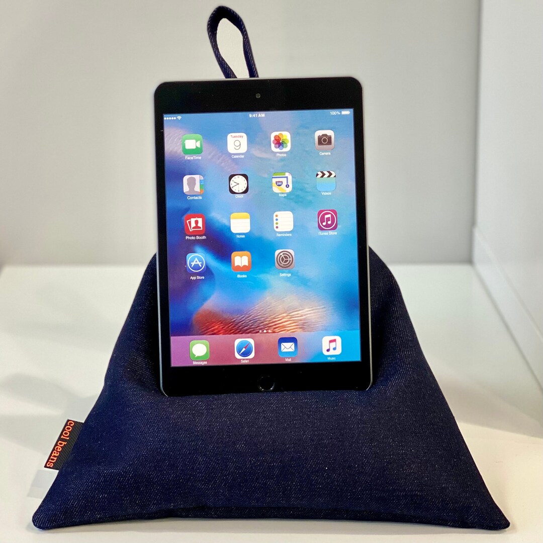 Cool Beans Tablet Stand Dark Blue Denim Fabric - Etsy Australia