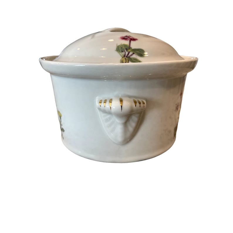 Vintage Louis Lourioux Le Faune Fireproof Porcelain Wildflower ...